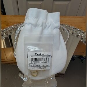 Pandora | Jewelry | Pandora Me Pave Link Earrings Nwt | Poshmark